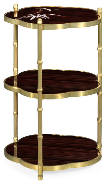 Bamboo Three-Tier End Table - Asian - Side Tables And End Tables - by ...