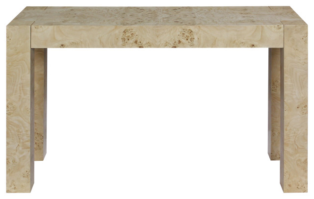 Bromo Console Table Bleached Burl - Contemporary - Console Tables - by ...