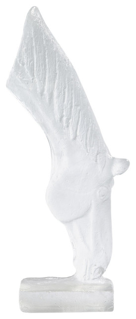 Glass Stallion Sculpture - Contemporary - Decorative Objects And ...