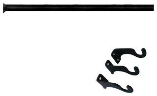 Plain Curtain Rod - Transitional - Curtain Rods - by Bentley Marketing