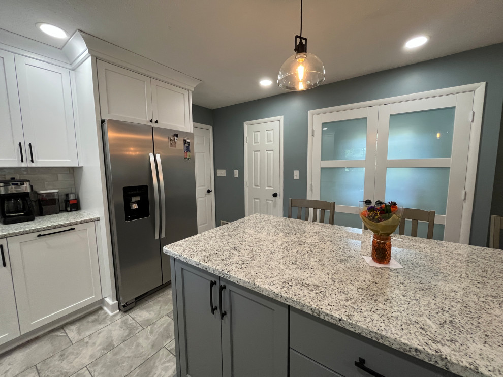 Indianapolis Kitchen Remodel & Open Floorplan - Country - Kitchen ...