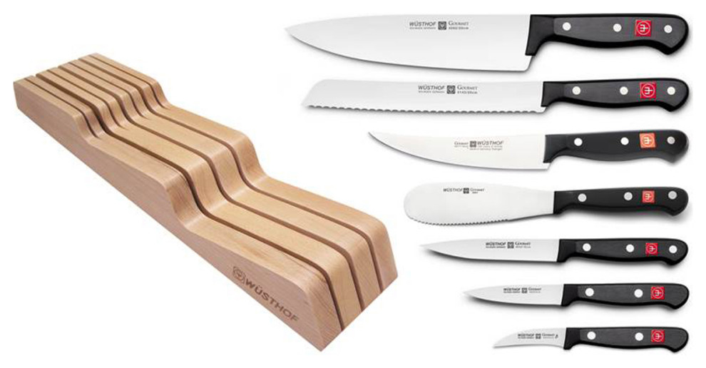 Wusthof Gourmet - 8 Pc. In-Drawer Set - Traditional - Knife Sets - by ...