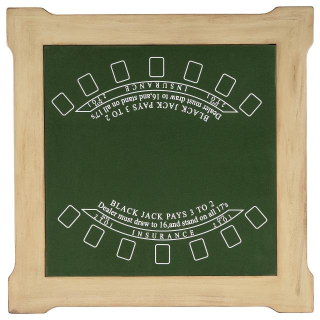 Vincent Antique Beige Multi-Game Card Table - Traditional - Game Tables ...