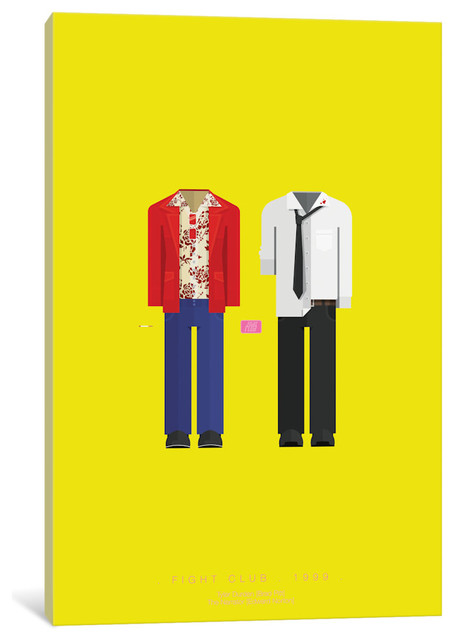 "Fight Club" by Fred Birchal, Canvas Print, 18x12x1.5" - Contemporary ...