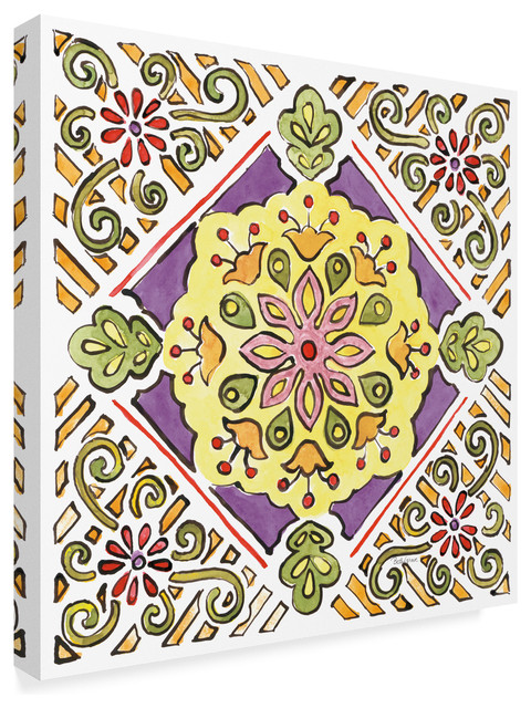 "Sunny Bouquets VIII" by Beth Grove, Canvas Art, 24"x24" - Contemporary ...