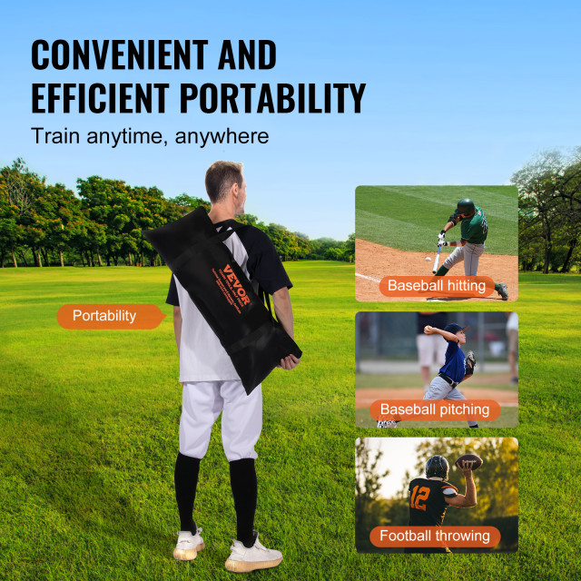 VEVOR 6x6 ft Football Trainer Throwing Net Portable Practice Net ...