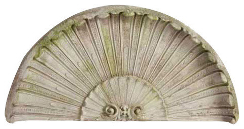 Classic Scallop Overdoor 19", Architectural Over Door Plaques ...