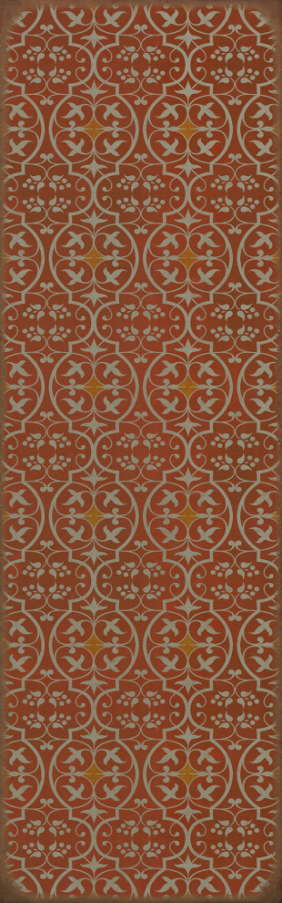 Pattern 51 the Opium Den 36x115 Vintage Vinyl Floorcloth ...