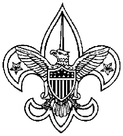 Boy Scout Flag and Awards Display Case With Laser Engraved Boy Scout ...