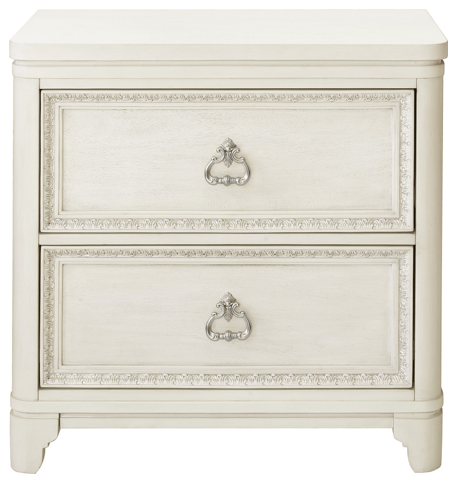 Orleans 2-Drawer Nightstand - Traditional - Nightstands And Bedside ...