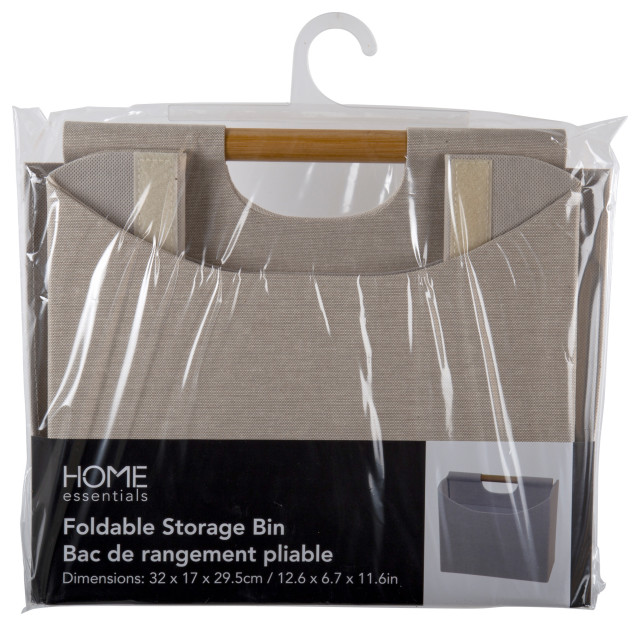 Modern and Sleek Two-Compartment Magazine Storage Bin with Bamboo ...
