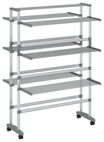 vidaXL Clothes Drying Rack Laundry Airing Rack with Wheels Air Dryer ...