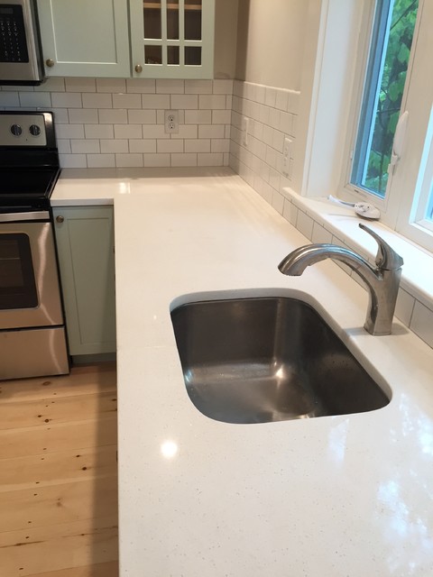 White Ice Quartz - Shabby-chic Style - Boston - by Zenstoneworks LLC ...