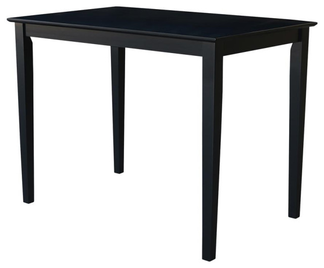 Solid Wood Top Table Black - Transitional - Dining Tables - by ...