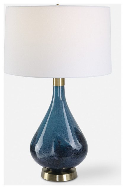Uttermost Riviera Art Glass Table Lamp - Contemporary - Table Lamps ...
