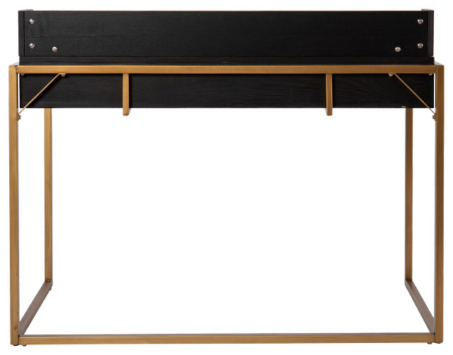 Somerton Flip-Top Desk With Storage - Contemporary - Desks And Hutches ...