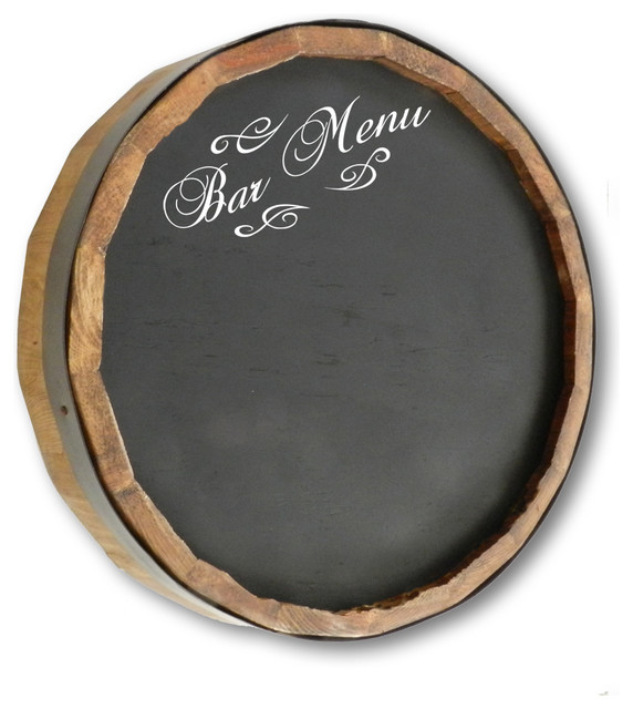 1000 Oaks Barrel Co. Bar Menu Sign - Traditional - Bulletin Boards And ...