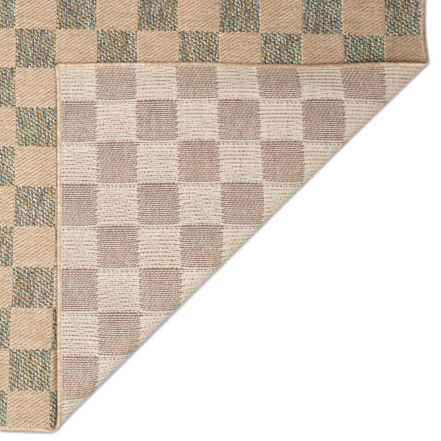 Roma Checkerboard Indoor/Outdoor Area Rug, 1'11"x7'6" - Farmhouse ...