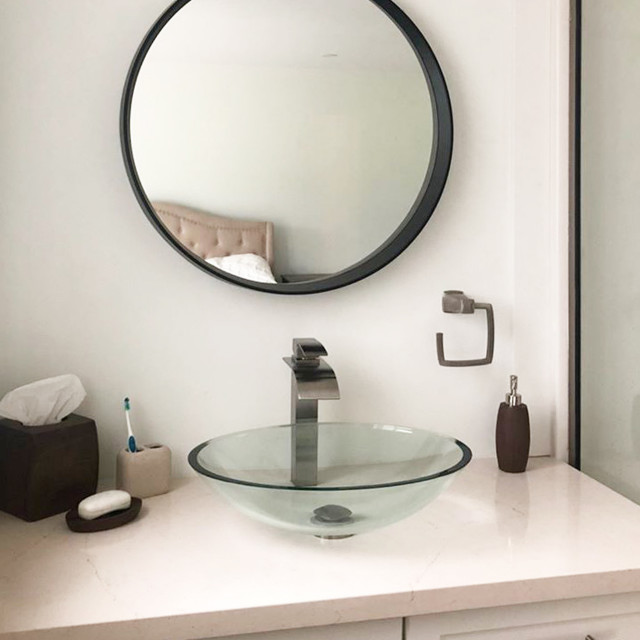 Eclipse Single Lever WaterSaver Vessel Faucet - Contemporary - Bathroom ...