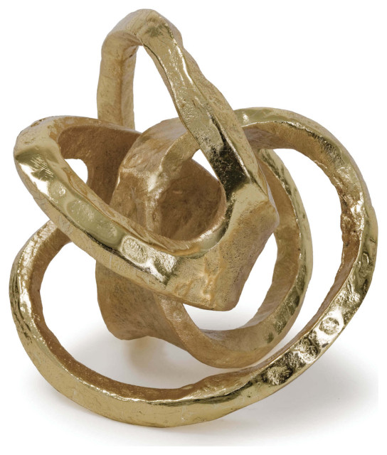 Metal Knot, Gold - Contemporary - Decorative Objects And Figurines - by ...