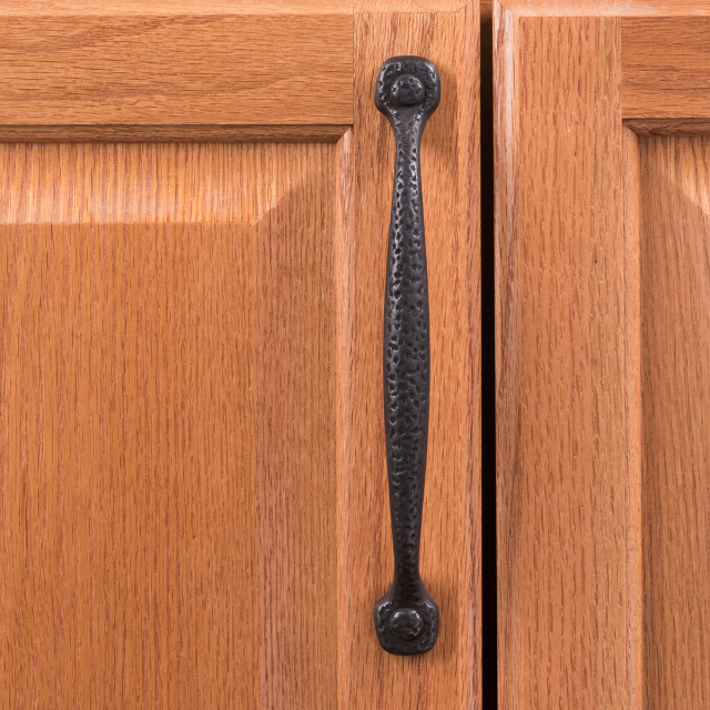 Refined Rustic Pull, 160mm Center to Center - Rustic - Cabinet And ...