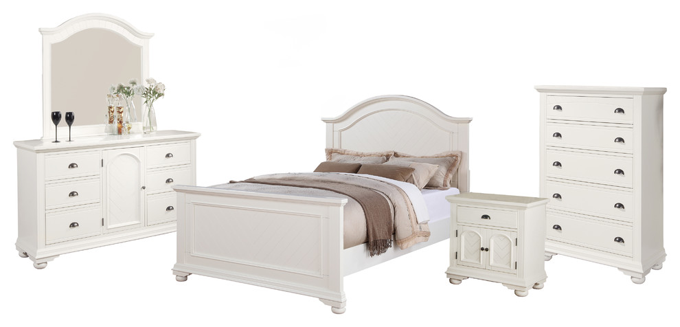 Addison Queen, 5-Piece Set, Black - Traditional - Bedroom Furniture ...