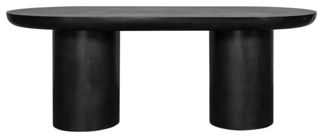 Rocca Indoor Outdoor Dining Table - Transitional - Outdoor Dining ...