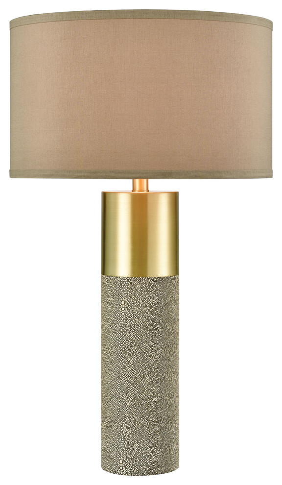 ELK HOME D4502 Tulle Table Lamp In Brown And Honey Brass - Transitional ...