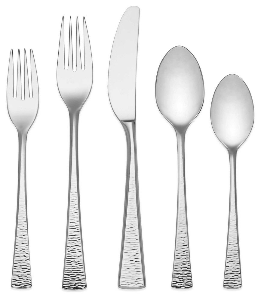 Gorham Biscayne 65-Piece Flatware Set - Contemporary - Flatware And ...