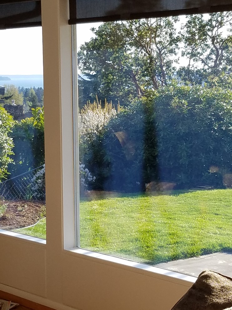 Tempered Low e window haze