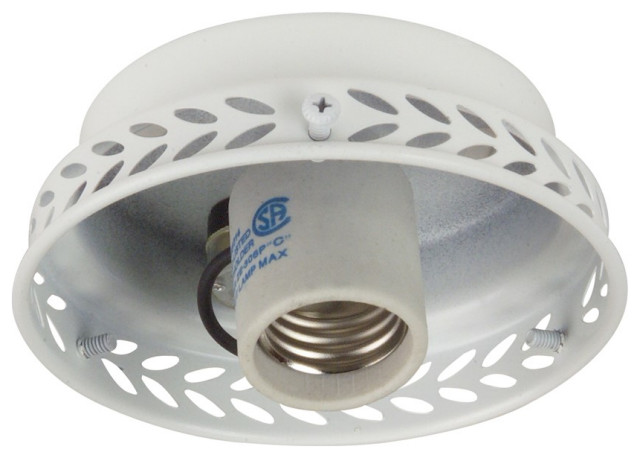 Craftmade 1 Light Universal Fan Light Kit, White - Traditional ...
