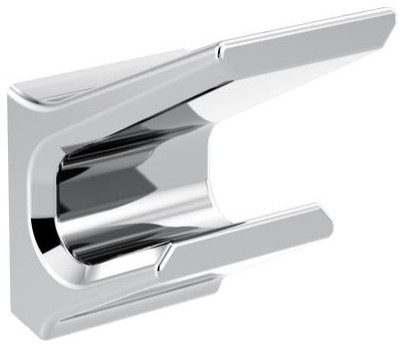 Delta Pivotal Chrome Double Robe Hook - Contemporary - Robe & Towel ...