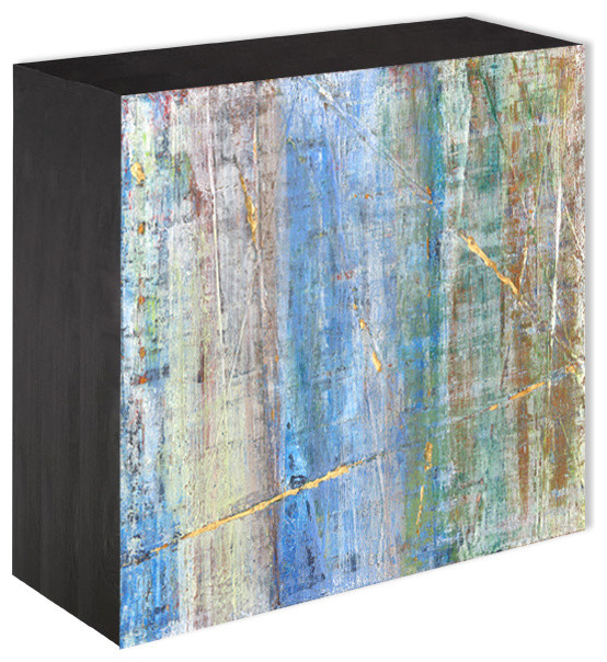 "More Or Less" Wood panel print - Contemporary - Prints And Posters ...