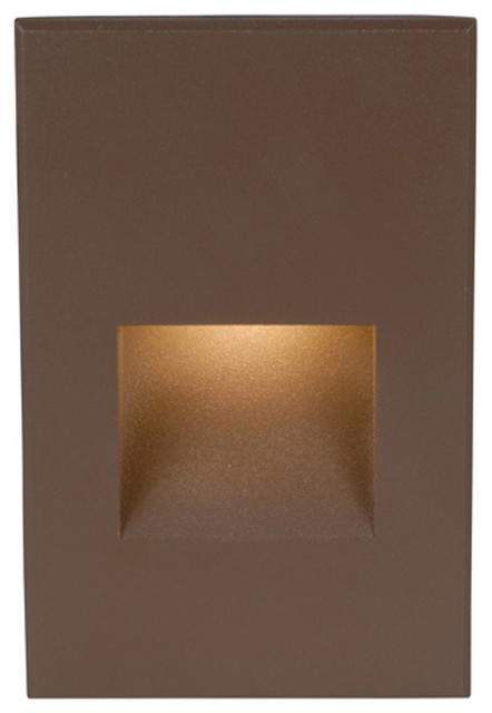 WAC Lighting LED Me Vertical Step And Wall Light, White - Modern ...