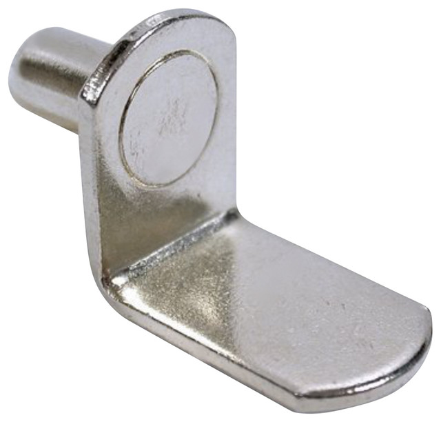 Rok Hardware 25 Pack .25" L-Shaped Shelf Support, Nickel - Traditional ...
