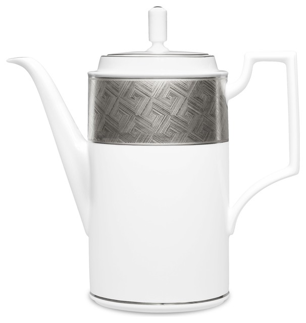 Noritake Noble Ensemble Platinum Coffee Pot - Contemporary - Teapots ...