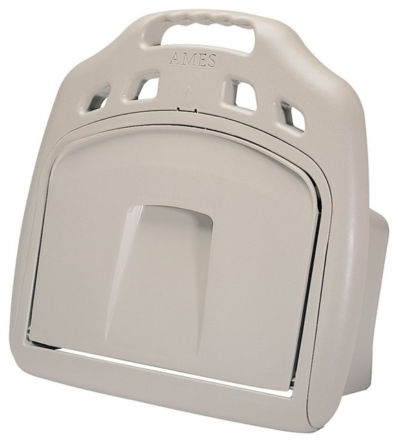 Ames Wall Mount Poly Hose Hanger With Storage Bin, Hose 150', Tan ...