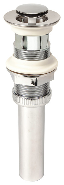 DecoDRAIN Push Pop-Up Sink Drain No Overflow - Bathroom Sink And Faucet ...