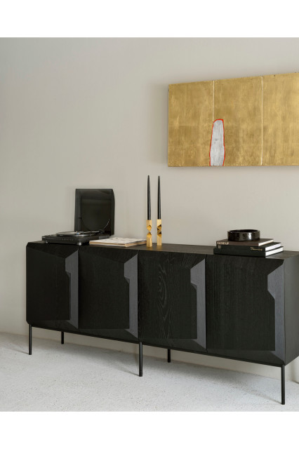 Black Oak Modern Sideboard | OROA Stairs - Contemporary - Buffets And ...