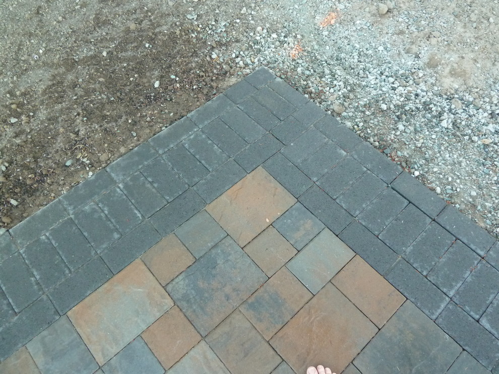 Wine Country Basalite Artisan Slate Paver Driveway - Rustic - San ...