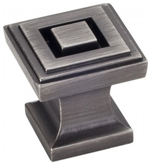 Hardware Resources Delmar Cabinet Knob, 585DACM in Gun Metal ...