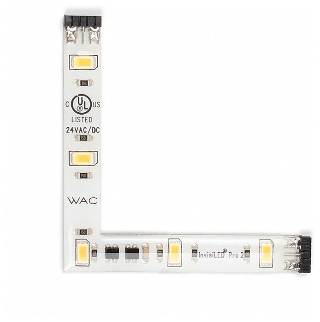WAC InvisiLED Pro II 90 Degree Corner Tape Light, 2200K, Warm, 3 ...