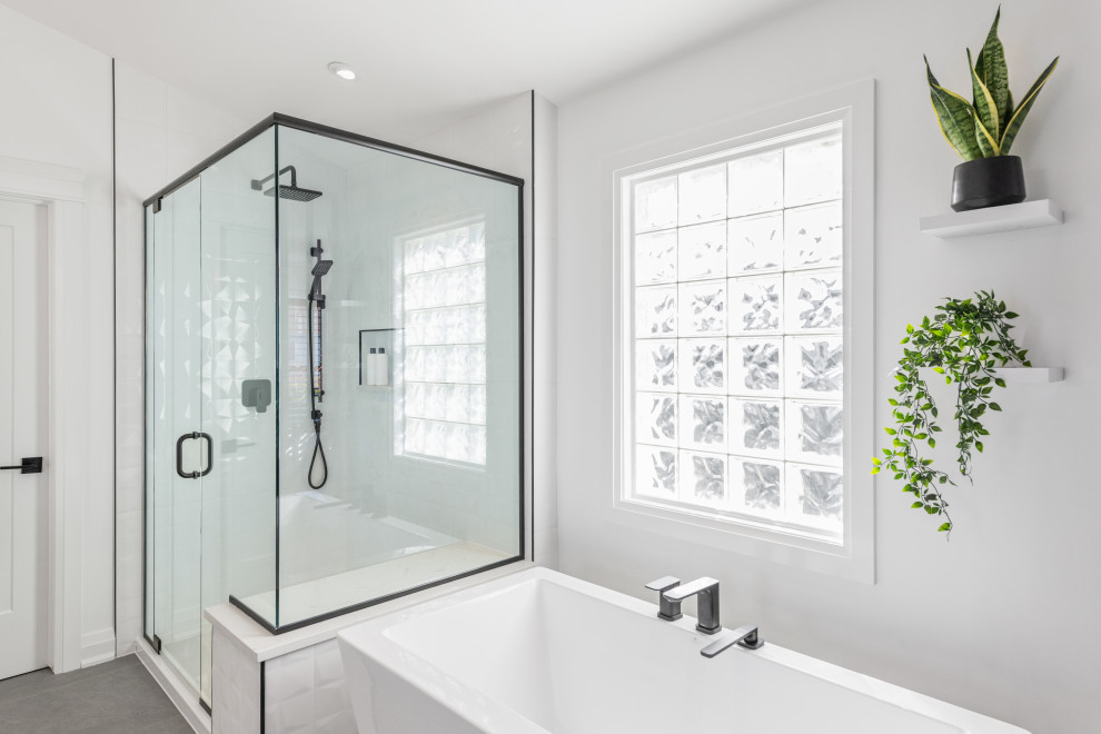 Witherspoon Project – A White & Modern Ensuite Design - Modern ...