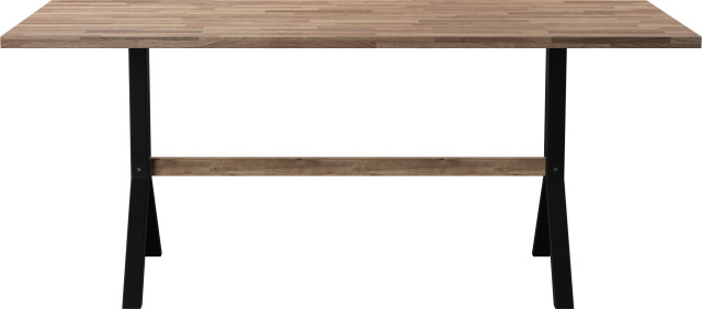 Standlake Outdoor Dining Table - Industrial - Outdoor Dining Tables ...