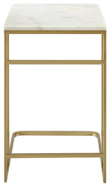 Fallon Marble C Table - Contemporary - Side Tables And End Tables - by ...