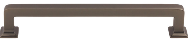 Top Knobs - Ascendra Pull 6 5/16 Inch (c-c) - Ash Gray, 6.3125 - Transitional - Cabinet And ...
