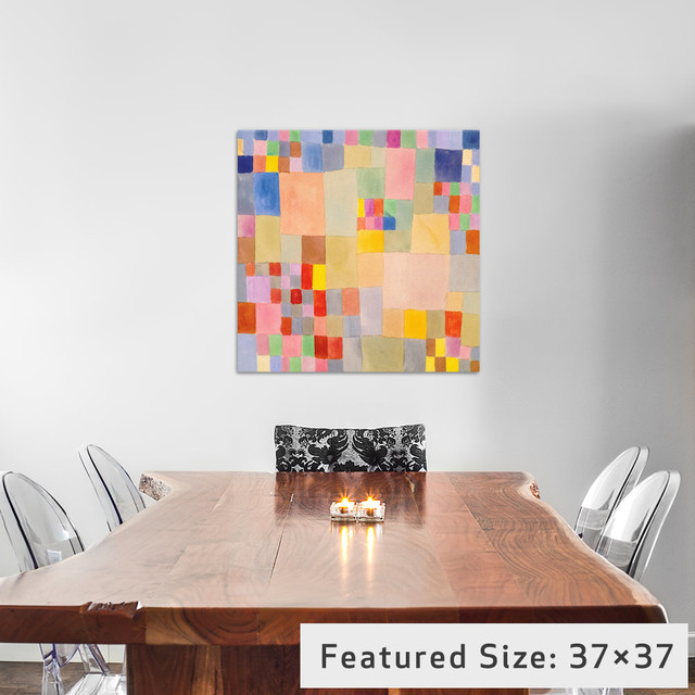 "Flora on The Sand" by Paul Klee, 12x12x0.75", 18x18x1.5 ...