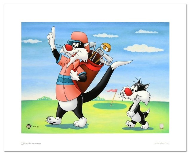 "#1 Golfer" Looney Tunes Limited Edition Animation Art - Contemporary ...