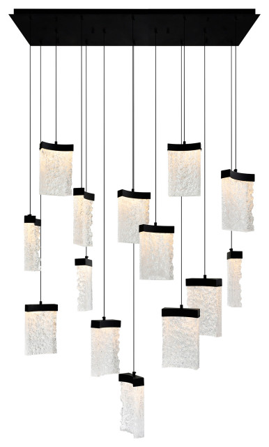 Lava Integrated LED Chandelier - Contemporary - Chandeliers - by CWI ...