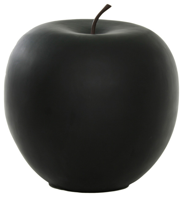 Apple, Double Extra Large, Black - Modern - Decorative Objects And ...
